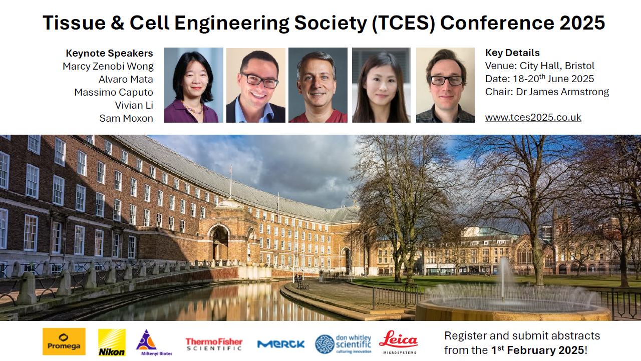 TCES Conference 2025 – Tissue and Cell Engineering Society